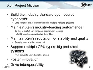Xen.org Overview 2009 | PDF