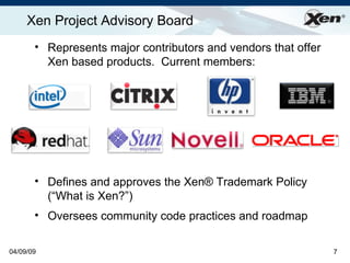 Xen.org Overview 2009 | PDF