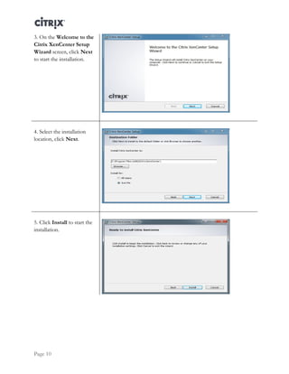 Xen server quick installation guide | PDF