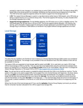 Xen server storage Overview | PDF