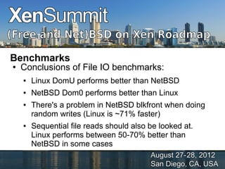 (Free and Net) BSD Xen Roadmap | PDF