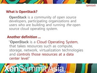 OpenStack at Xen summit Asia | PDF