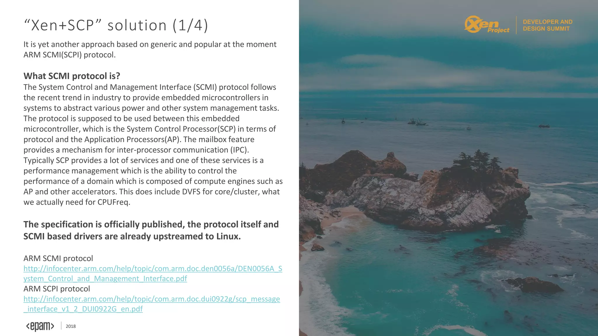 XPDDS18: CPUFreq in Xen on ARM - Oleksandr Tyshchenko, EPAM Systems | PDF