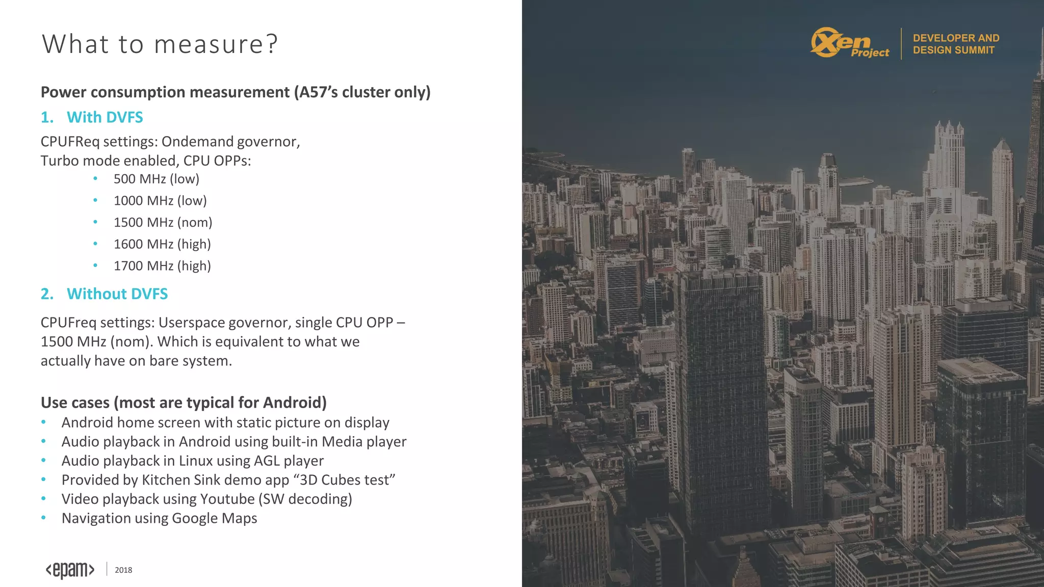 XPDDS18: CPUFreq in Xen on ARM - Oleksandr Tyshchenko, EPAM Systems | PDF