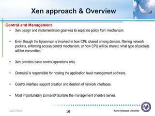 Xen and the art of virtualization | PPTX