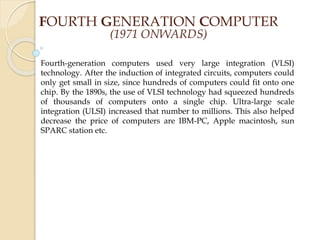Presentation generation of coputer | PPTX