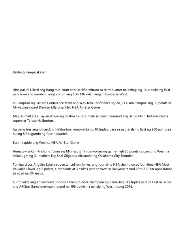 Exercises for campus journalism to elementary | DOCX | Educational ...