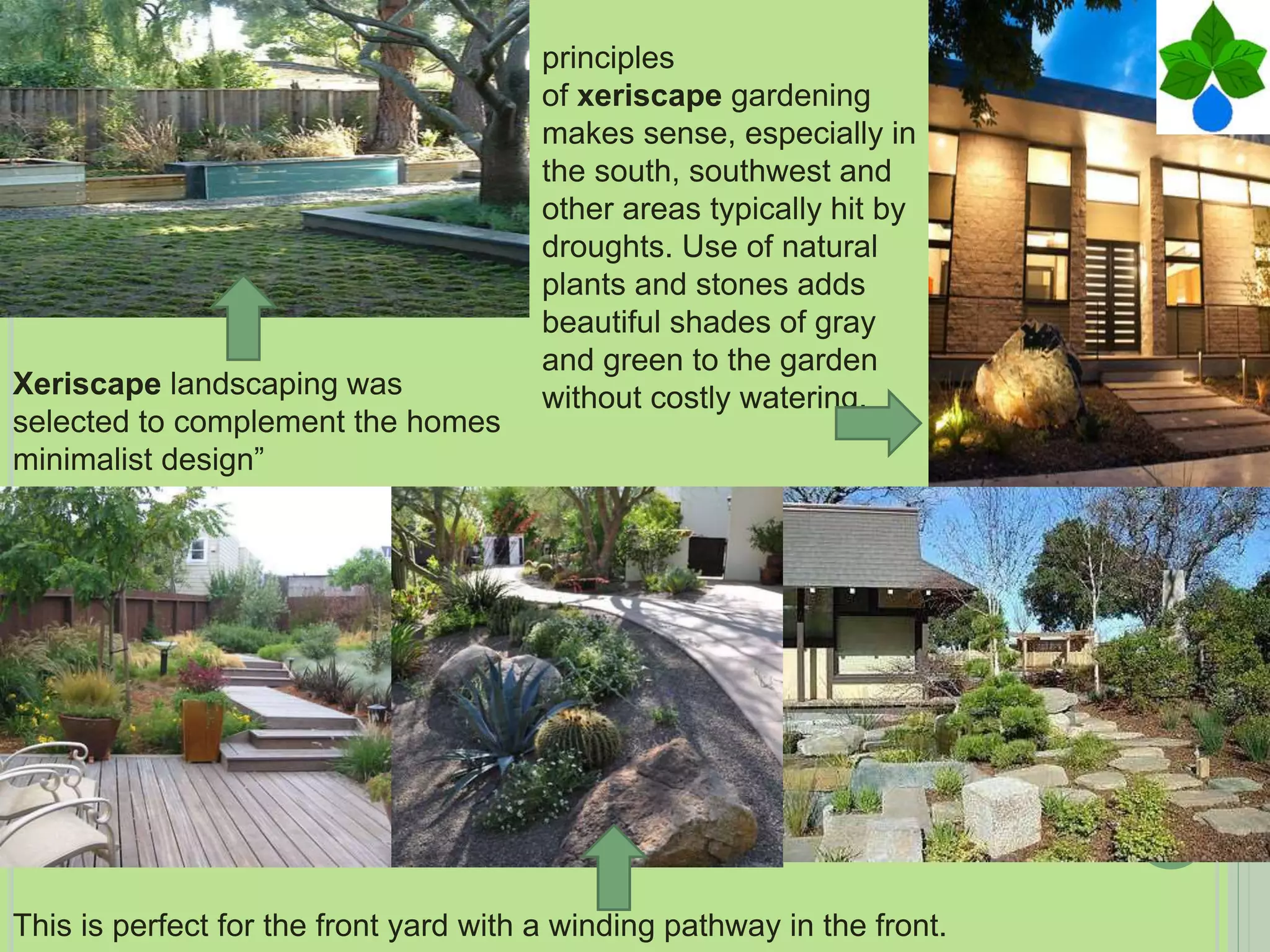 Xeriscaping landscape and bioswale | PPTX