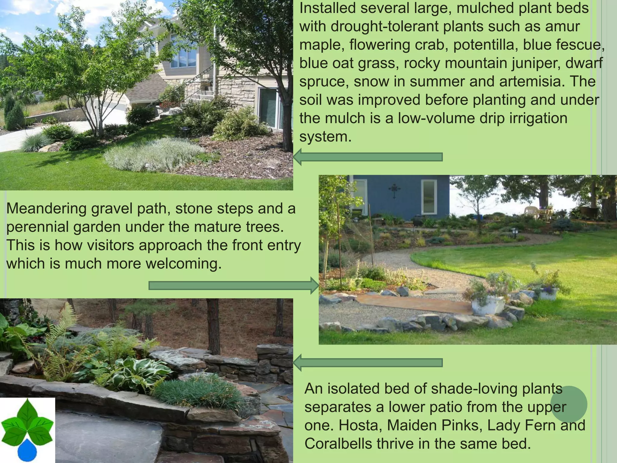 Xeriscaping landscape and bioswale | PPTX