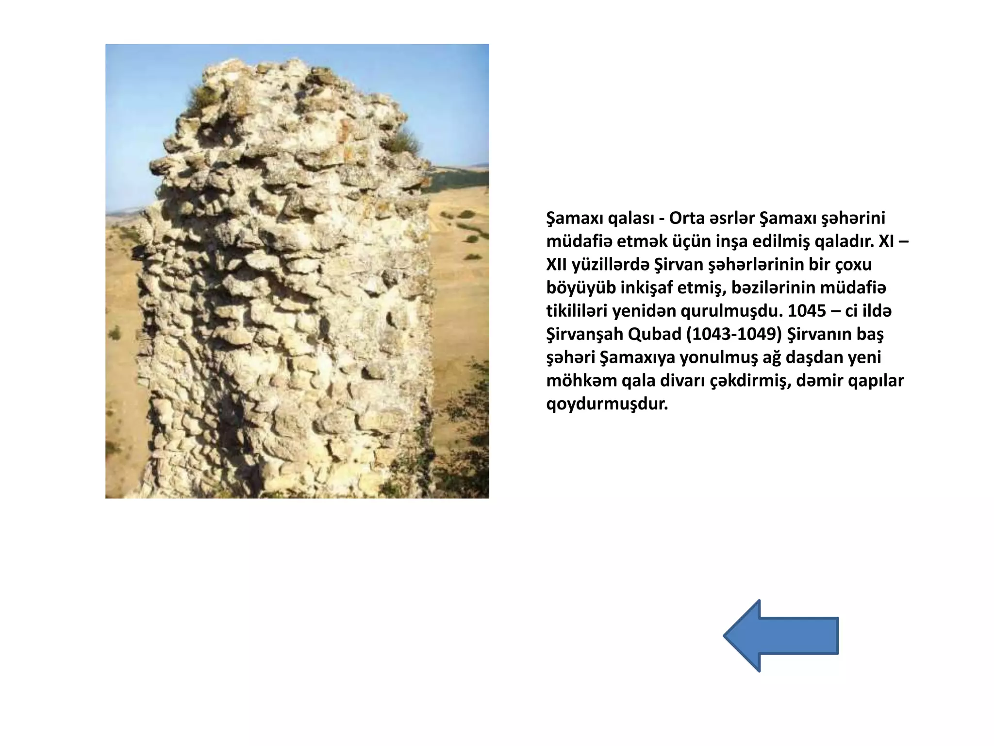 Azərbaycan Respublikasının qədim abidələr xəritəsi | PPTX