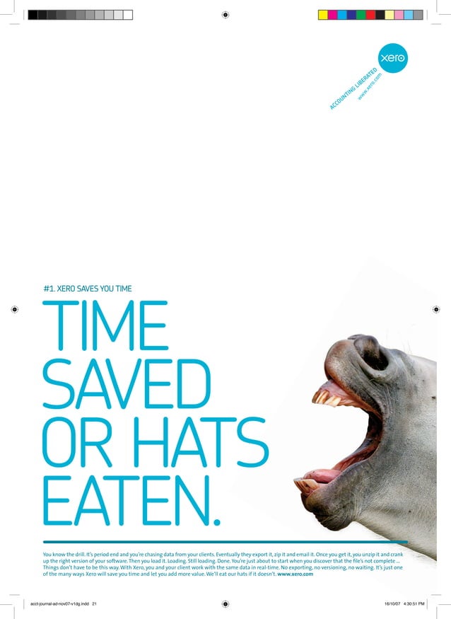 Xero Advertisment - NZ Accountants Journal November 2007 | PPT