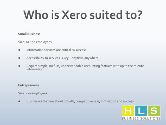 Xero Client Presentation | PPSX | Business Accounting & Finance | Business