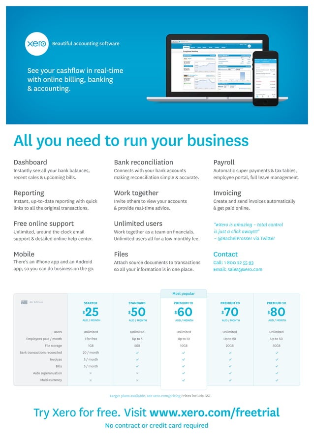 Xero Factsheet | PDF