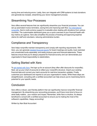 Xero for Nonprofits - Streamlining Your Financial Management | PDF ...