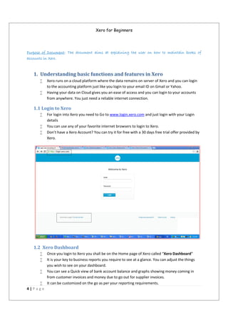 XERO Manual | PDF