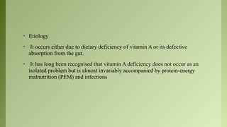 xerophthalmia.pptx, etiology, WHO classification, treatment . | PPTX