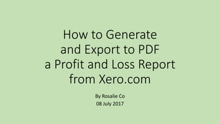 Xero tutorial by TheQP | PPTX