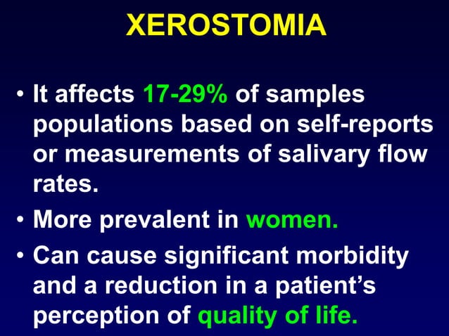 Xerostomia | PPTX