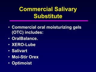 Xerostomia Pronunciation Cholinergic transmission and drugs
