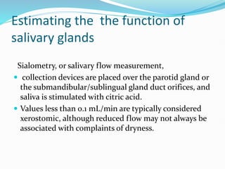 xerostromia.ppt biochemistry of git tract | PPT