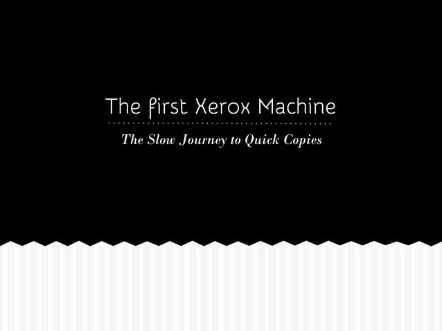 The First Xerox Machine | PDF | Technology & Computing