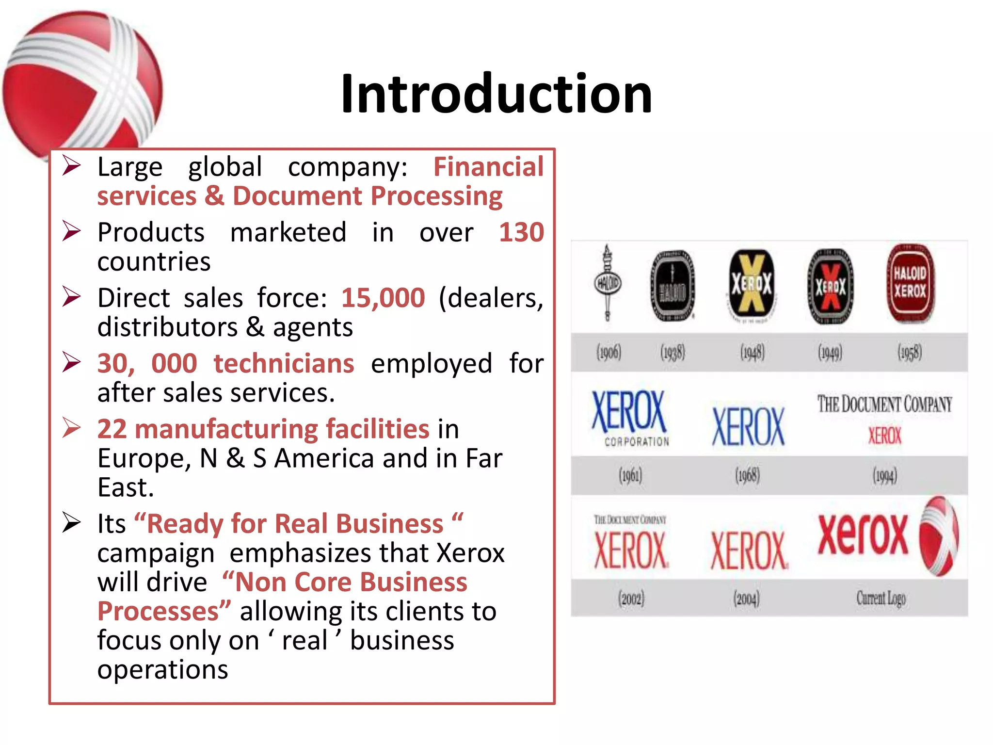 Xerox supply chain | PPTX