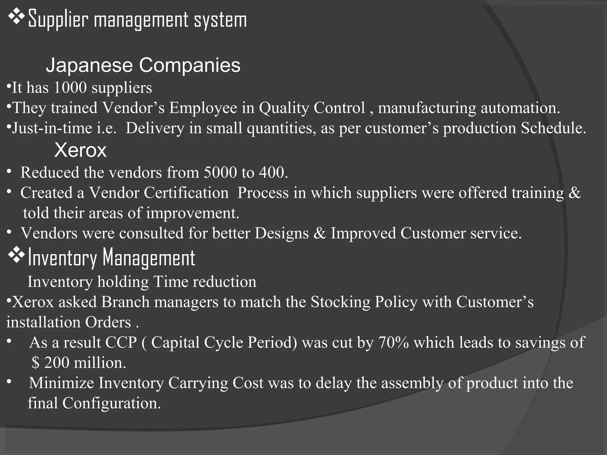 Xerox benchmarking | PPT