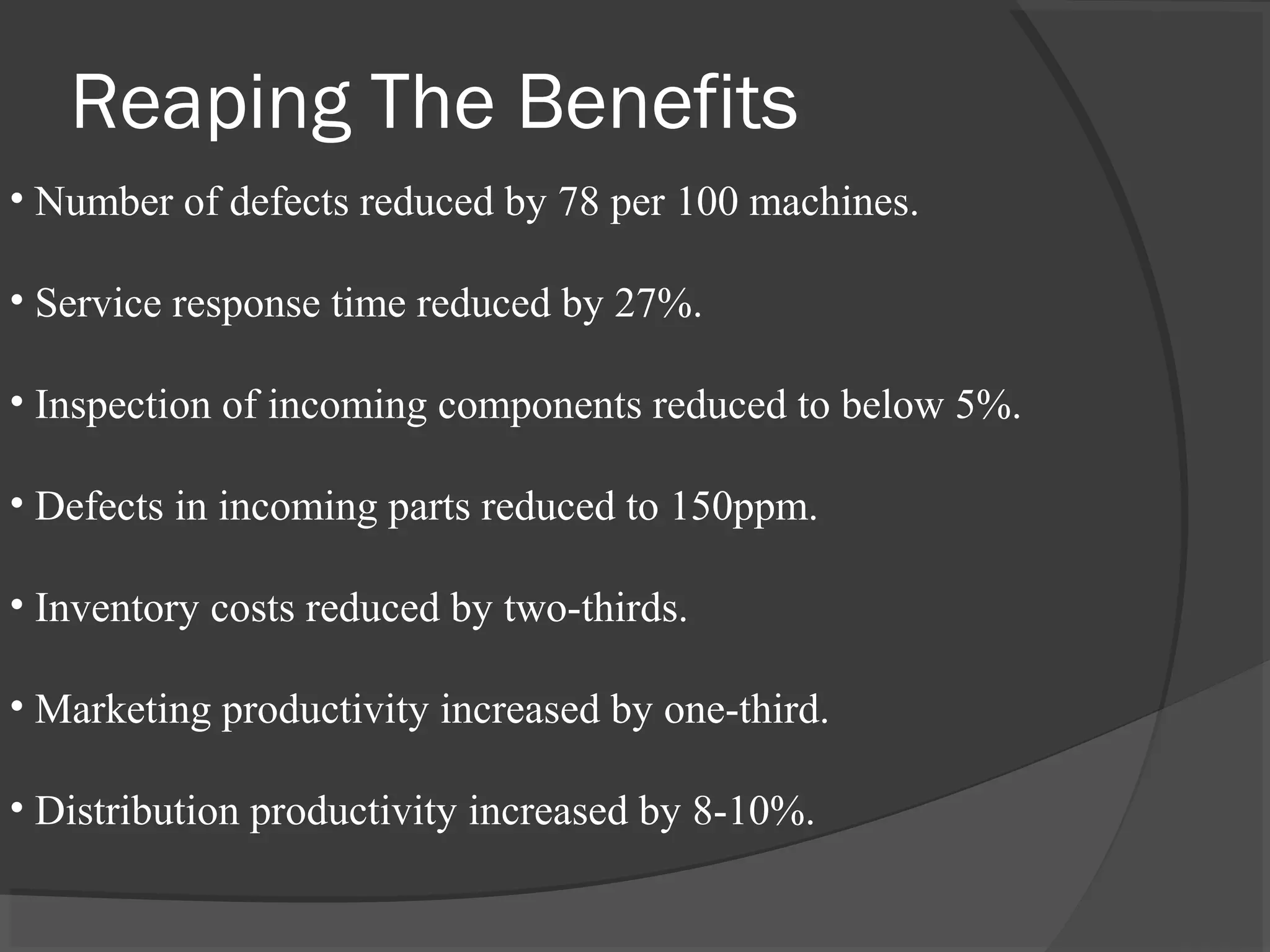 Xerox benchmarking | PPT