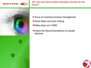Xerox case ppt | PPT