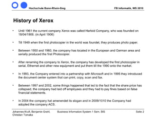 Xerox company | PDF