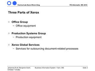 Xerox company | PDF