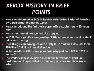 Xerox corporation | PPTX