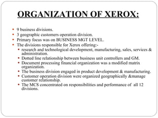 Xerox corporation (A) | PPT