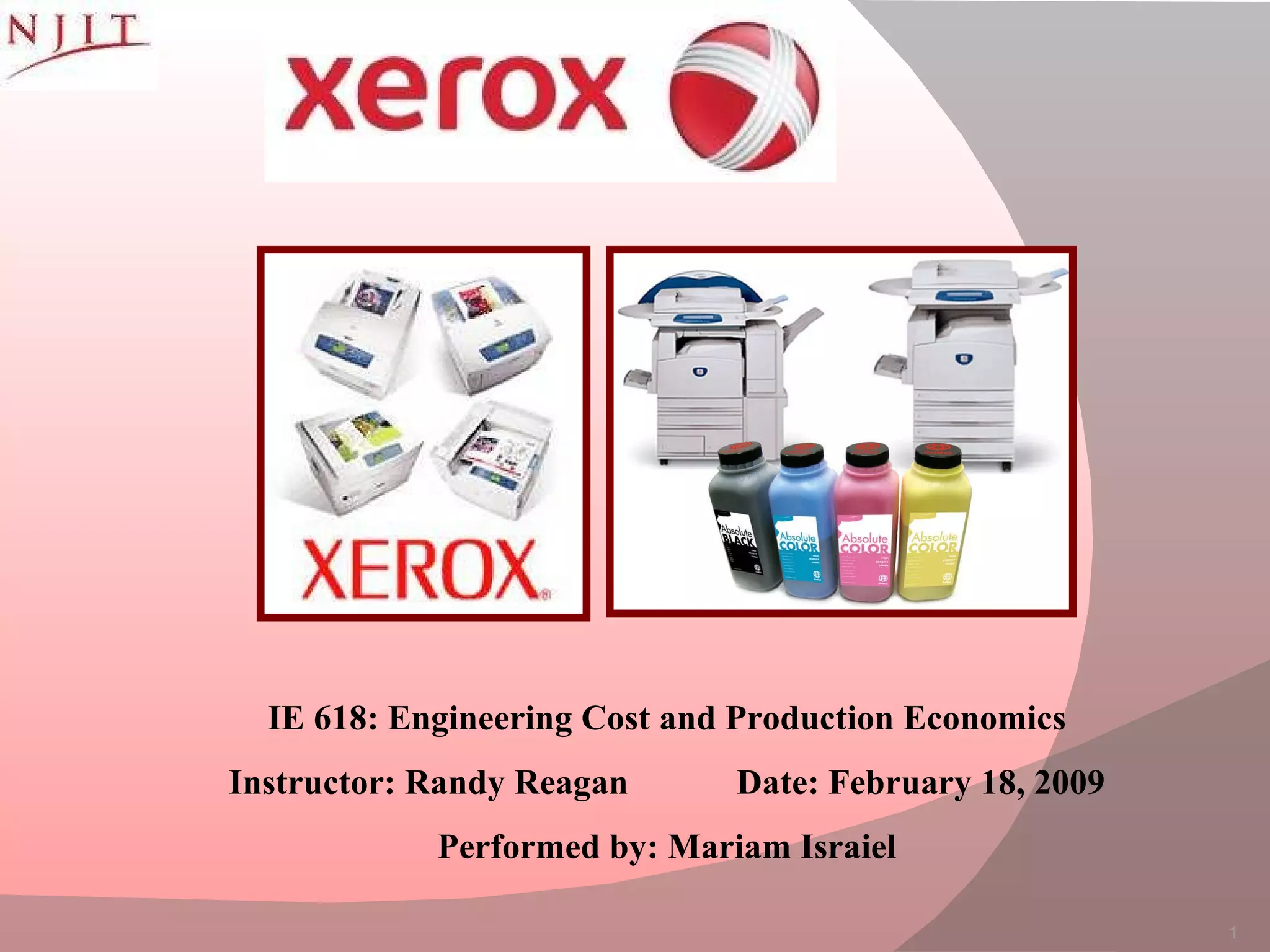 Xerox Presentation | PPT