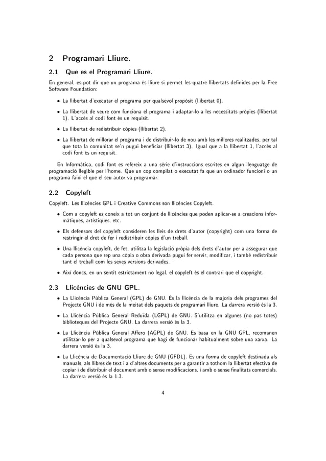 Programari lliure una experiencia personal (article) | PDF