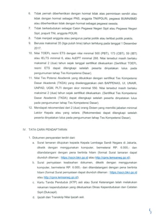 Pengumuman Seleksi CPNS Lembaga Sandi Negara (Lemsaneg) TA. 2017 | PDF