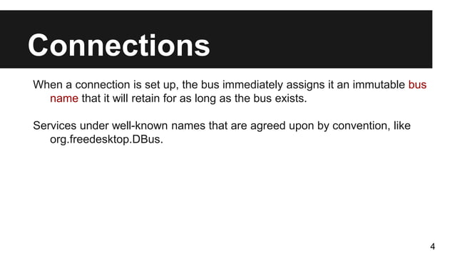 D-bus basics | PPTX | Operating Systems | Computer Software and Applications