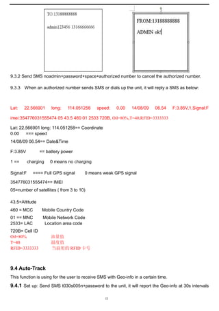 Xexun gps vehicle tracker xt008 user manual | PDF