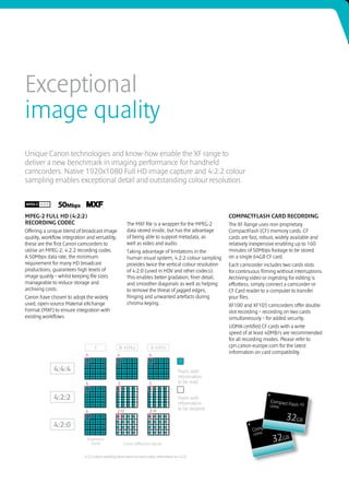 Canon XF100 & XF105 | PDF