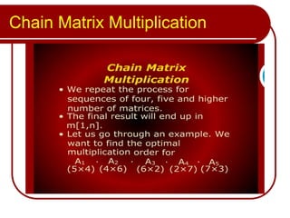 Matrix chain multiplication 2 | PPTX