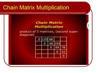 Matrix chain multiplication 2 | PPTX