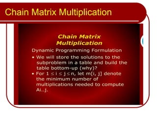 Matrix chain multiplication 2 | PPTX