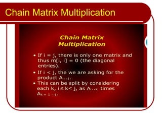 Matrix chain multiplication 2 | PPTX