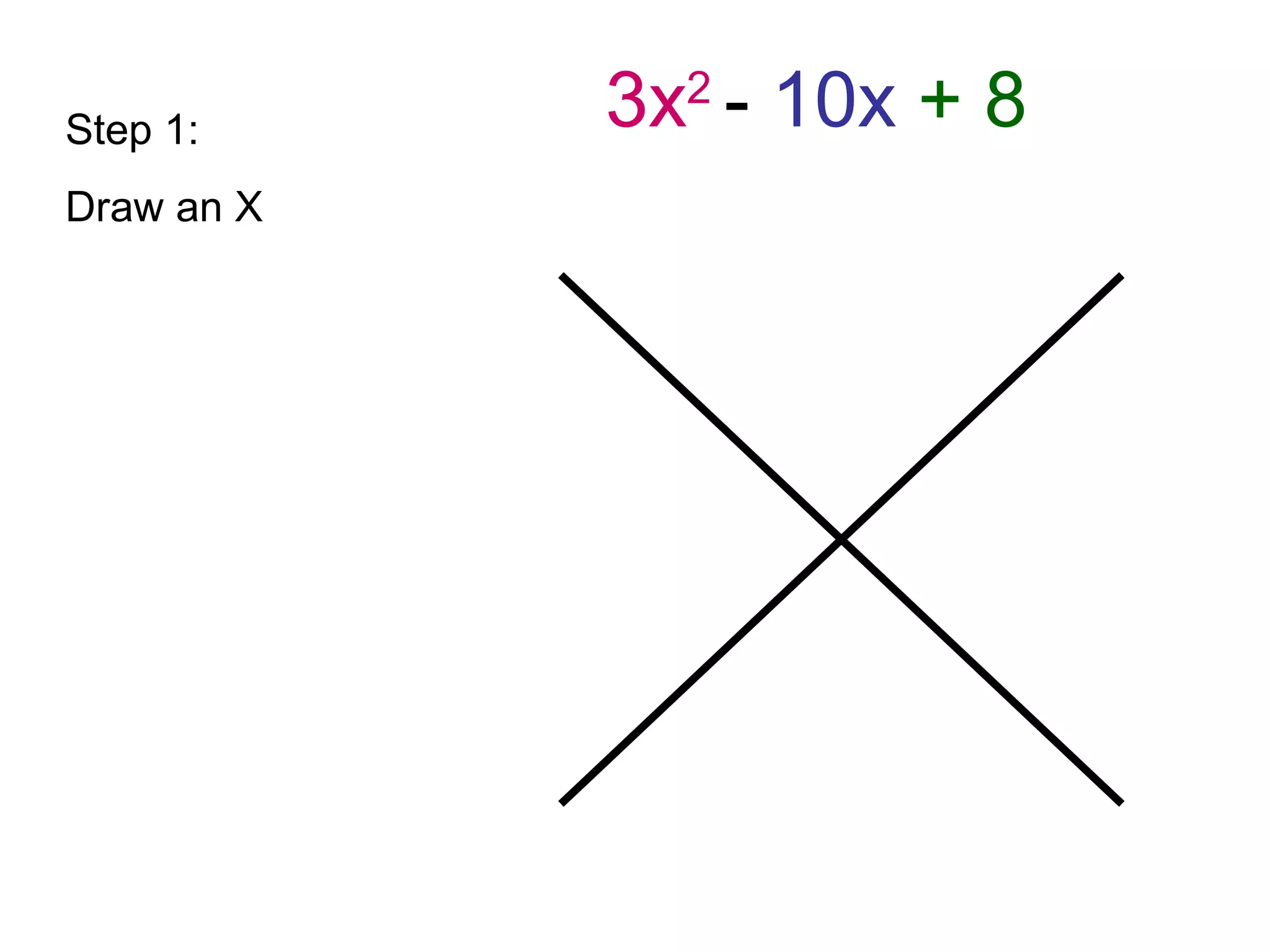 X factoring revised | PPT