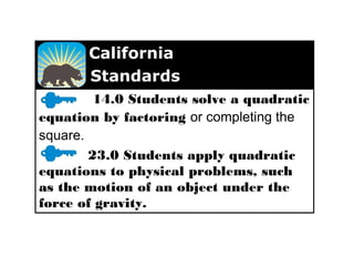 X factoring revised | PPT