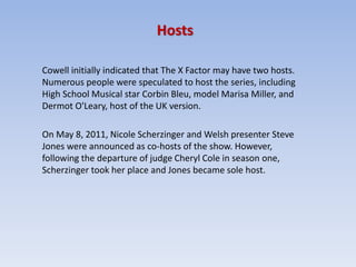 X Factor USA Overview | PPTX