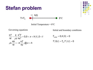 xfem using 1D stefan problem | PPT