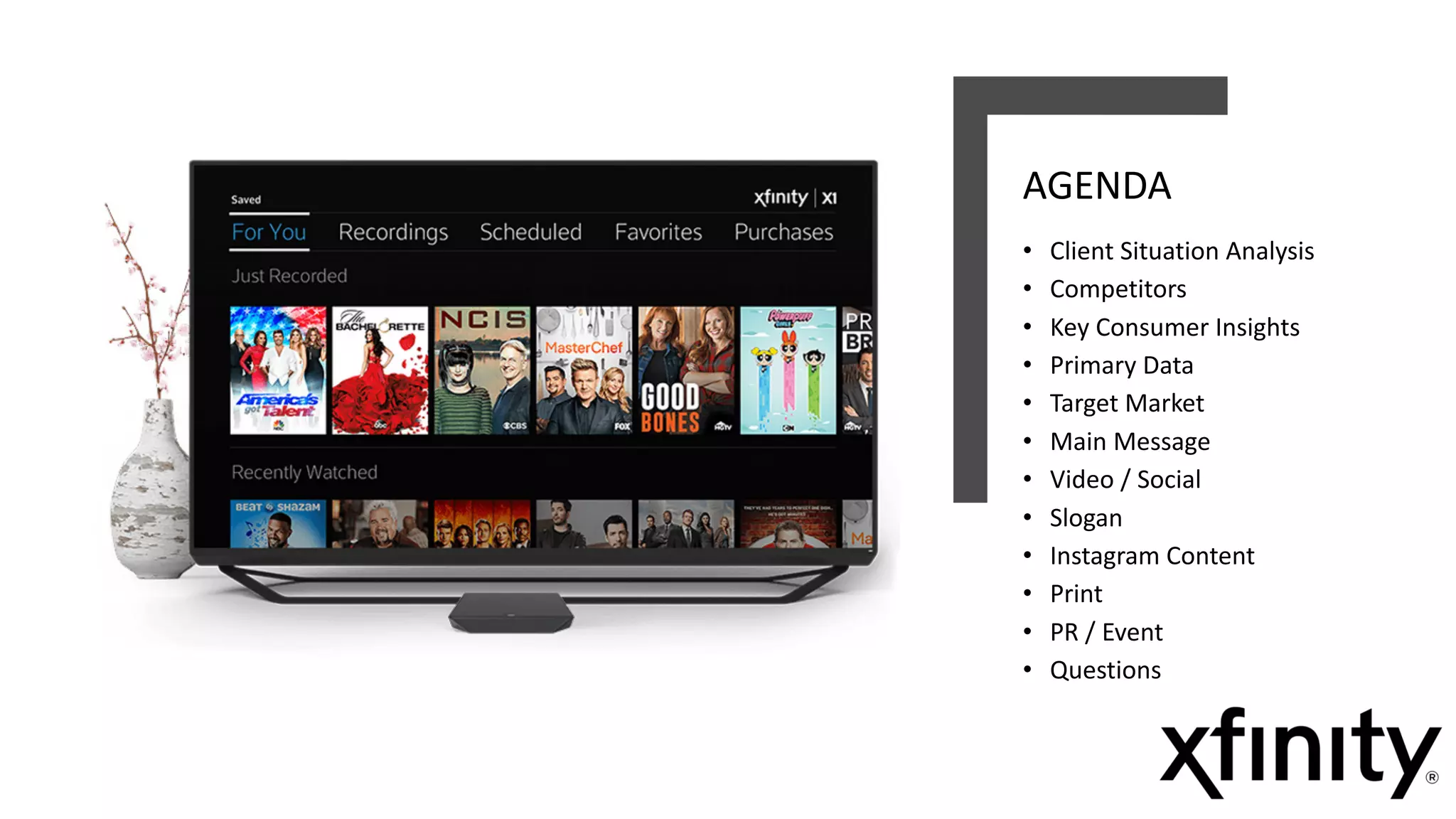 Xfinity Creative Strategy Brief and Advertising Campaign | PDF