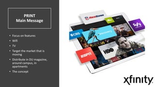 Xfinity Creative Strategy Brief and Advertising Campaign | PDF ...