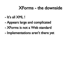 XForms for Metadata Creation | PPT